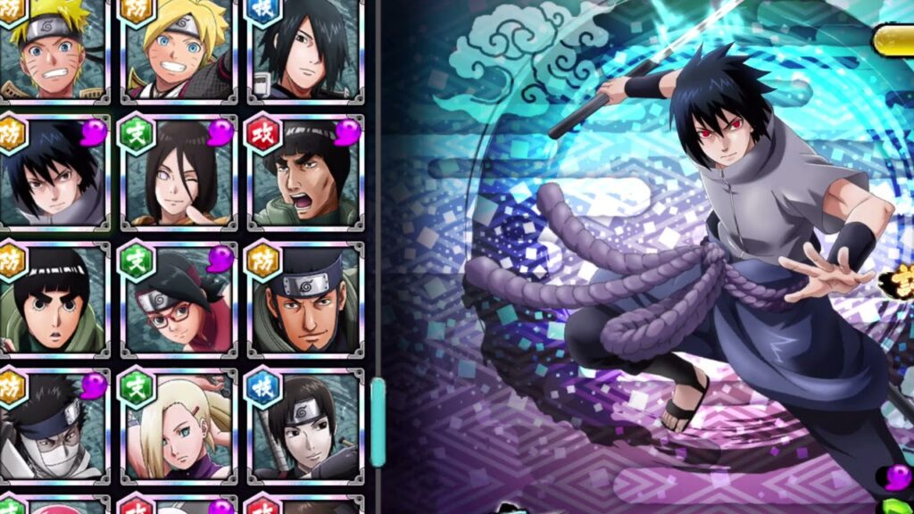 【忍ボル】うちはサスケ(永遠の万華鏡写輪眼)(cv.杉山紀彰)忍一覧ボイス - s-eigamura