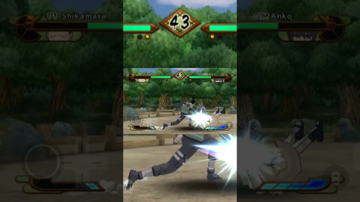 Shikamaru VS Anko in Naruto Shippuden Ninja Taisen Special - s-eigamura