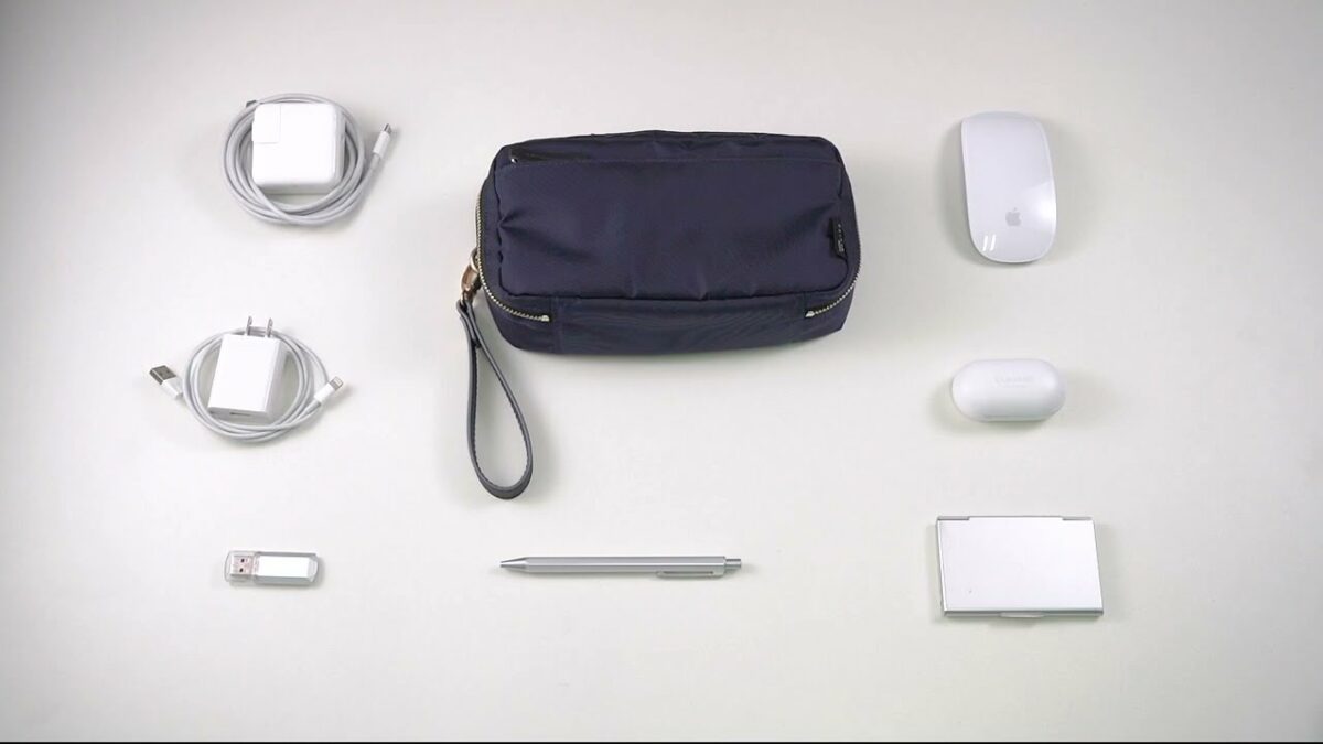 ガジェットポーチ（収納ポーチ バッグインバッグ 鎧布 3ポケット カラー ）200-BAGIN026 - s-eigamura