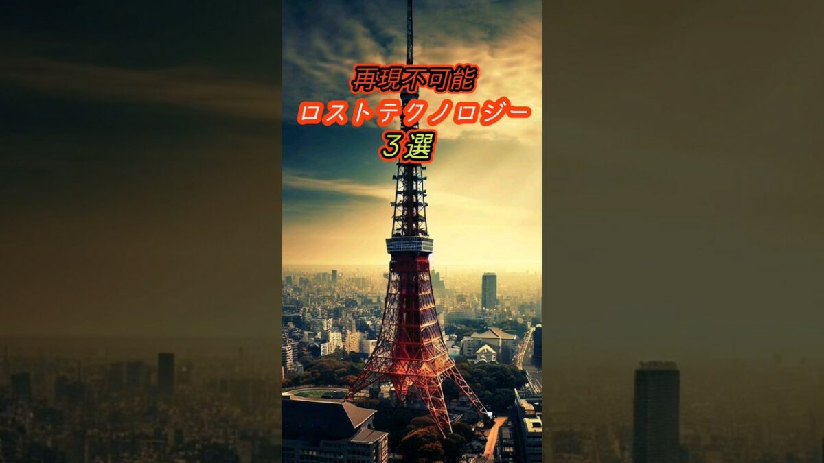 再現不可能なロストテクノロジー3選part5 #雑学 #歴史 #観光 #都市伝説 - s-eigamura